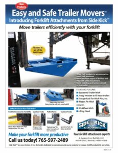 Hands-free Forklift Trailer Movers & Hitch Attachments